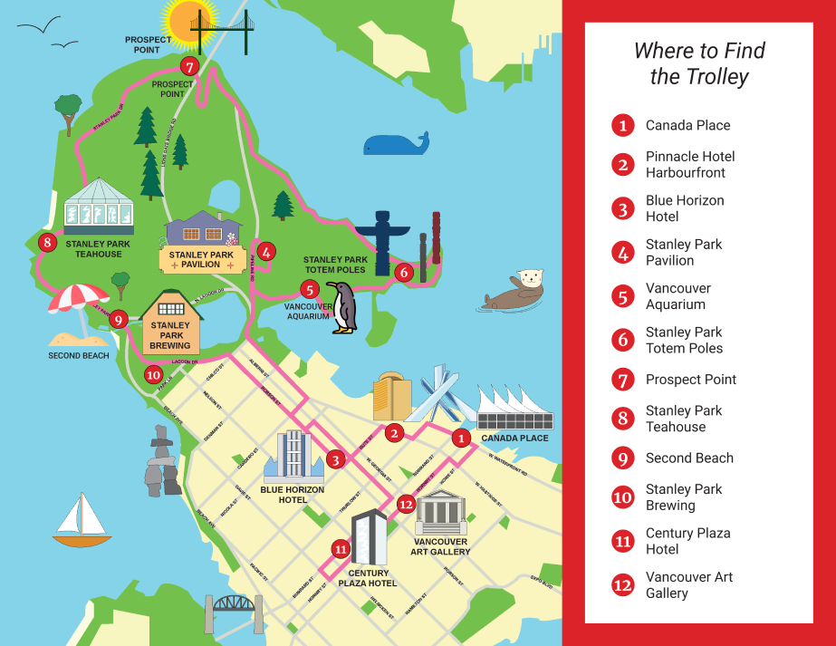Live Bus Map - Vancouver Hop On Hop Off Sightseeing Tours