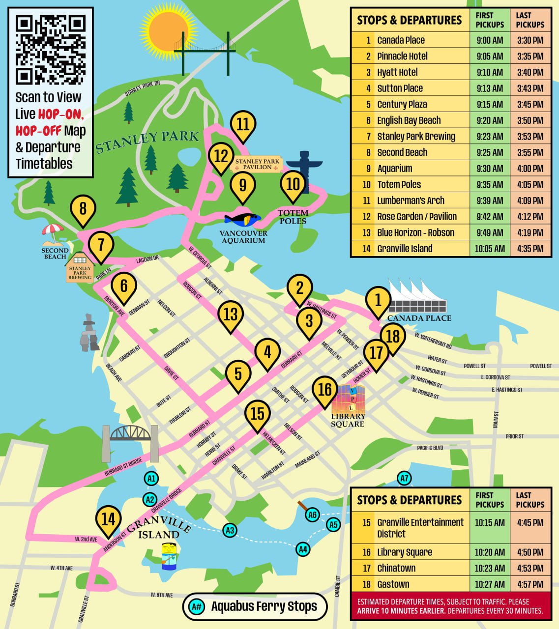 Hop-On, Hop-Off - Vancouver Hop On Hop Off Sightseeing Tours