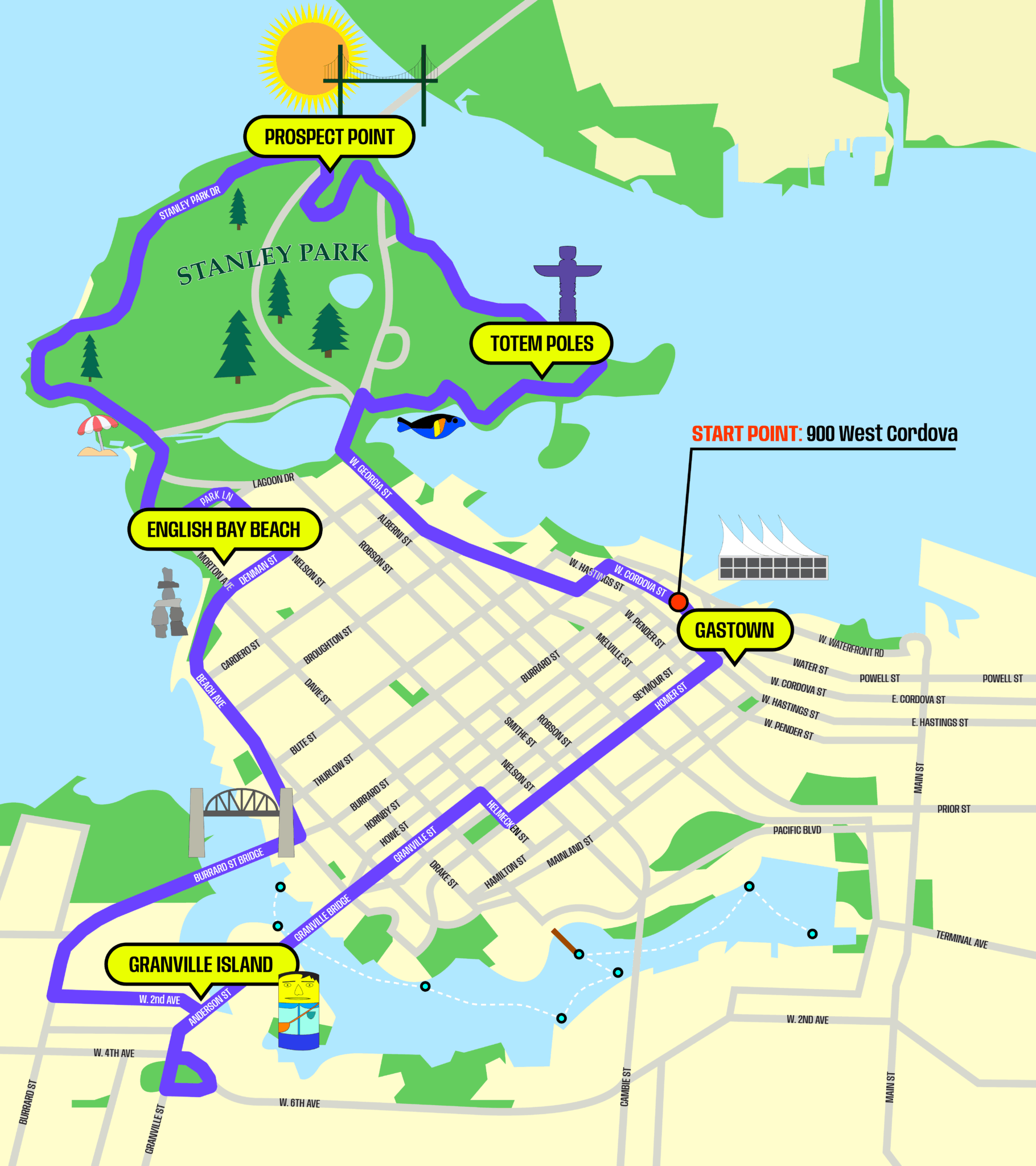 Hop-On, Hop-Off - Vancouver Hop On Hop Off Sightseeing Tours